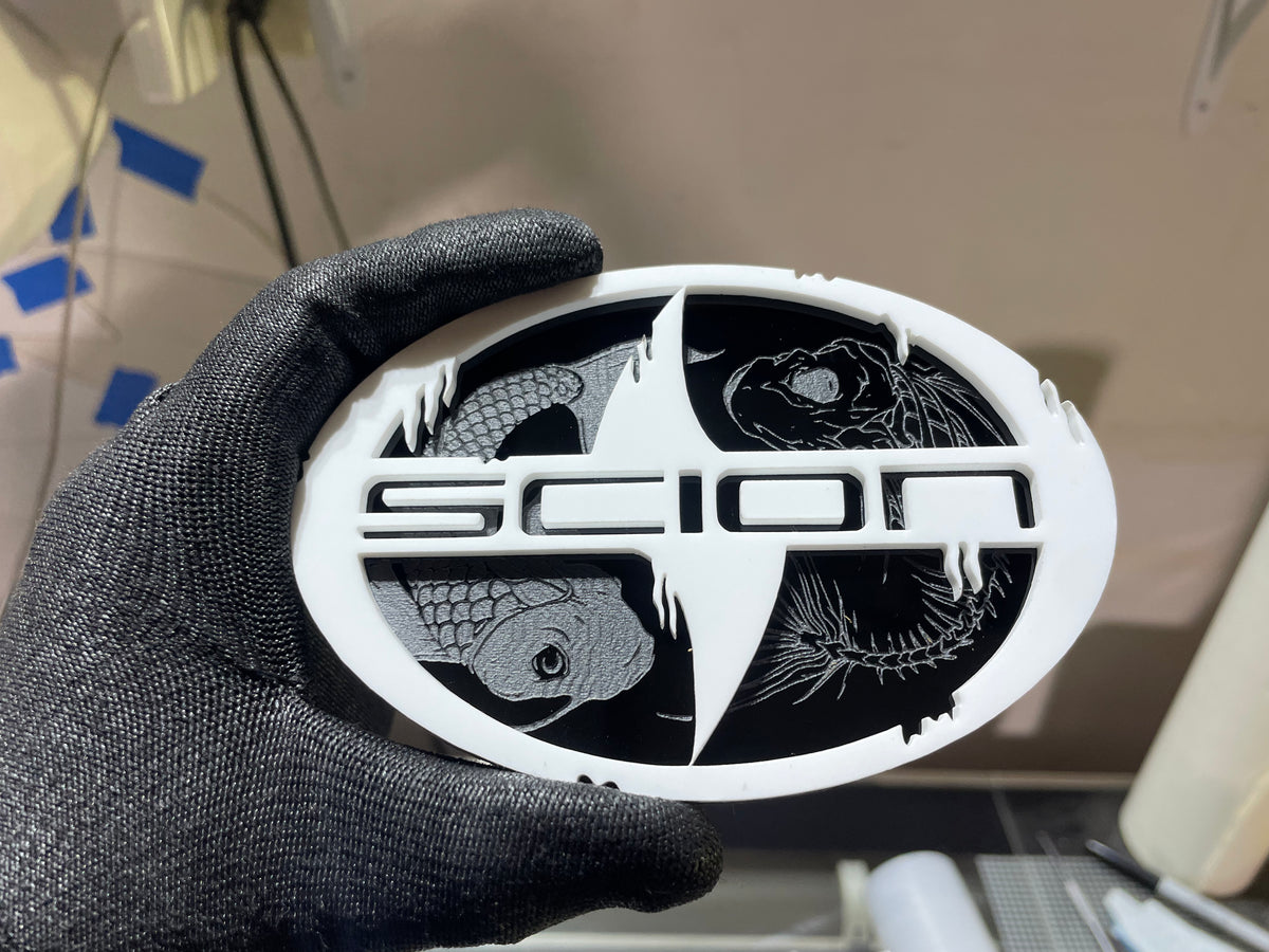 SCION DRIPPY KOI FISH BADGES – Fusion Auto Conceptz