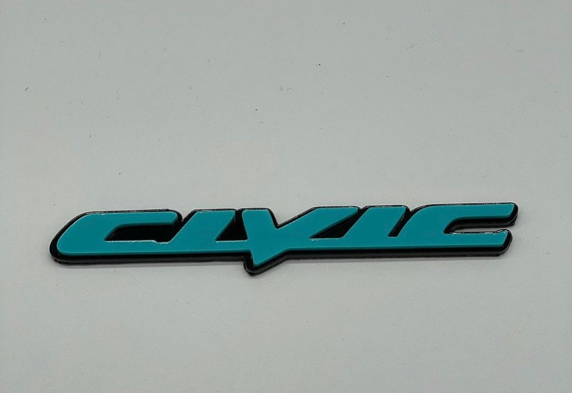 CUSTOM ACRYLIC CIVIC EMBLEM – Fusion Auto Conceptz